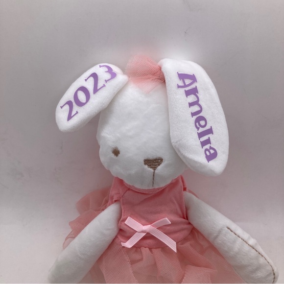 Toys | Personalized Bunny Rabbit Plush Stuffed Animal Customizable With ...